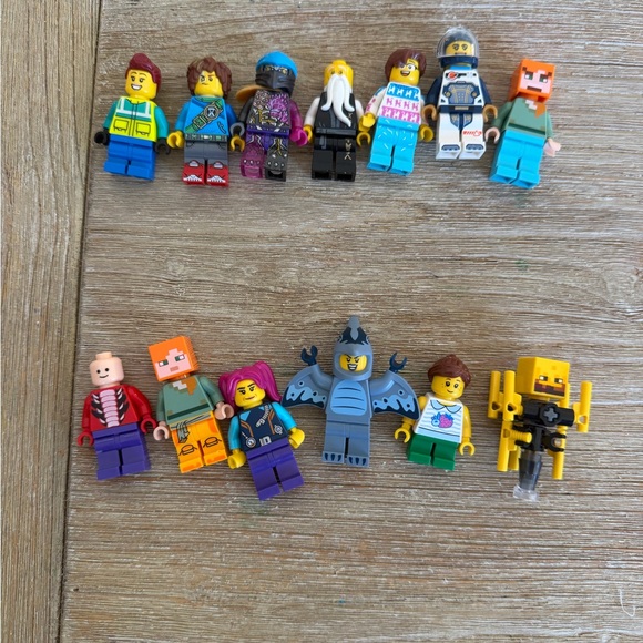 Lego | Toys | Lego Minifigures Collection Vibrant Assortment Of 3 ...